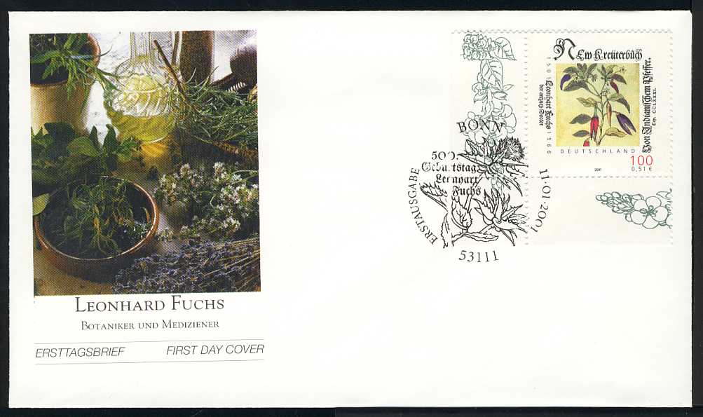 2161 Leonhart Fuchs, FDC Bonn · PHILMASTER