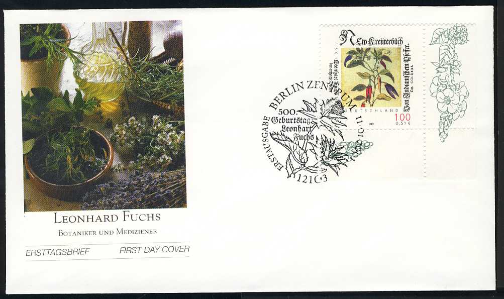 2161 Leonhart Fuchs, FDC Berlin · PHILMASTER