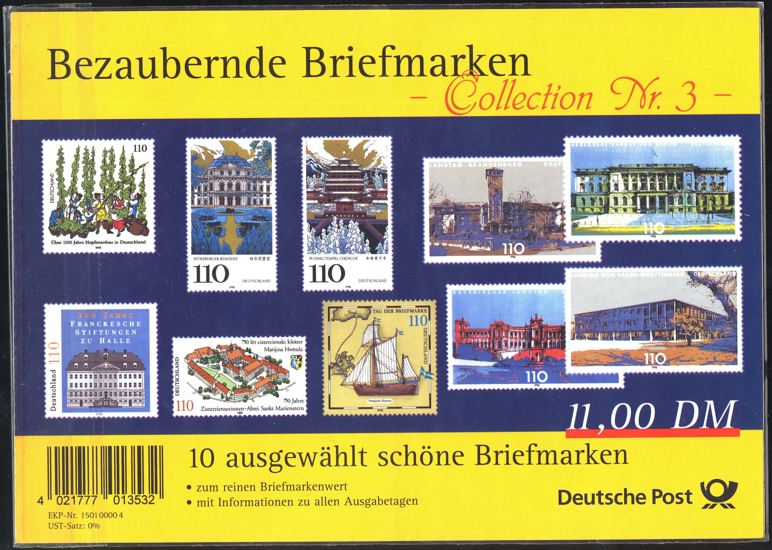 Bezaubernde Briefmarken Collection Nr. 3, postfrisch ** · PHILMASTER